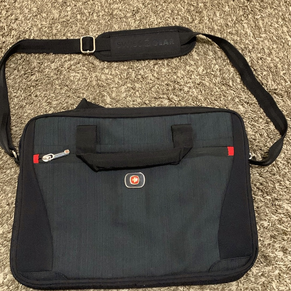 Swissgear Wenger Messenger Laptop Bag Black - Gem